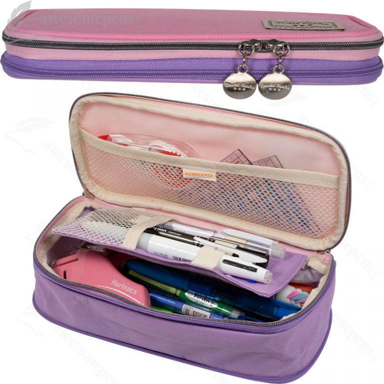 Kokuyo Pastel Cookie Expandable pencil case - Awesome Pens
