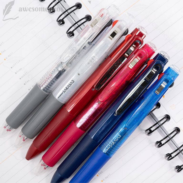Zebra Sarasa 3 3 Colour Gel Ink Multi Pen - 0.5mm - Awesome Pens