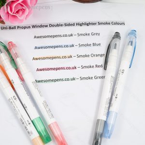 Uni-Ball Propus Window Double-Sided Highlighter Smoke Colours - 4.0mm ...