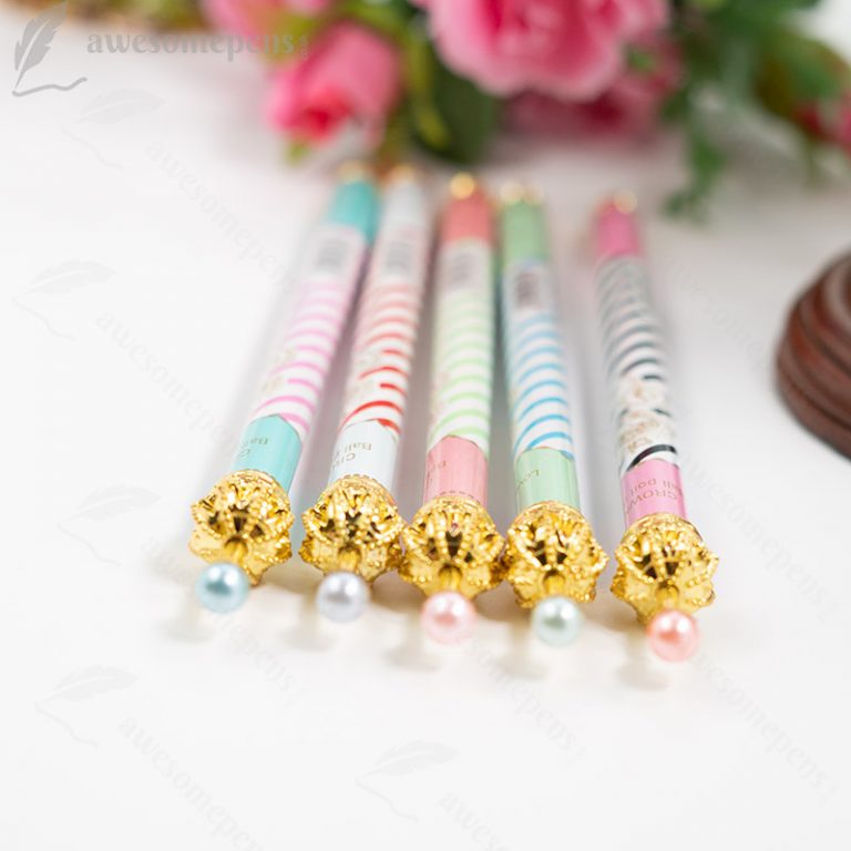 Majolica Crwon Ballpoint Gel Ink Pen 0.5mm Black Ink - Awesome Pens