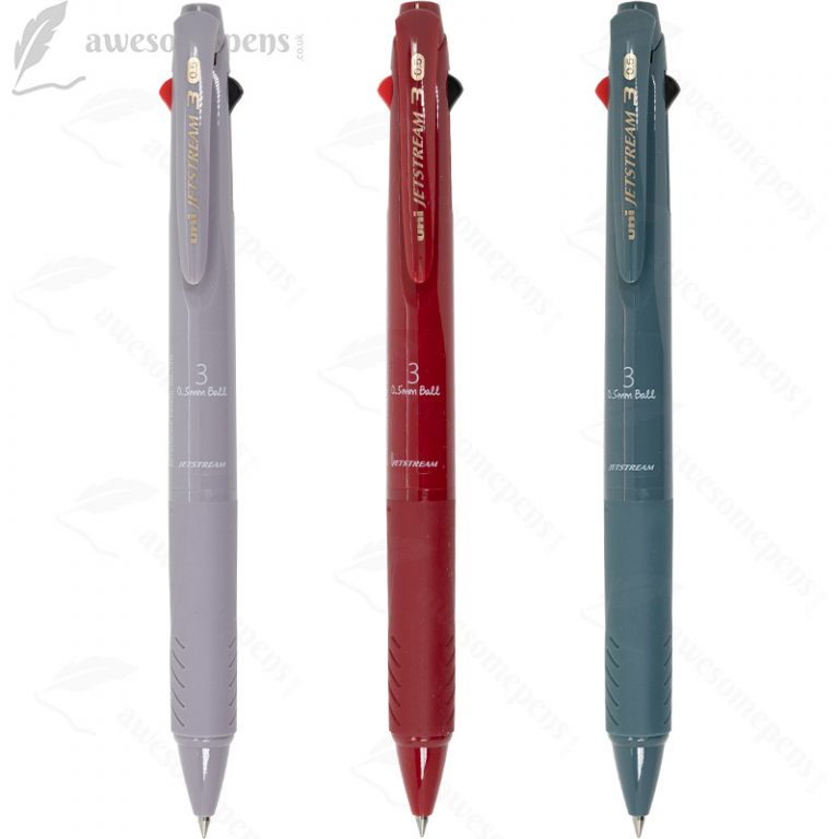 * Uni-ball Jetstream SXE3-400 3 colour Ballpoint Multi Pen - 0.5mm ...