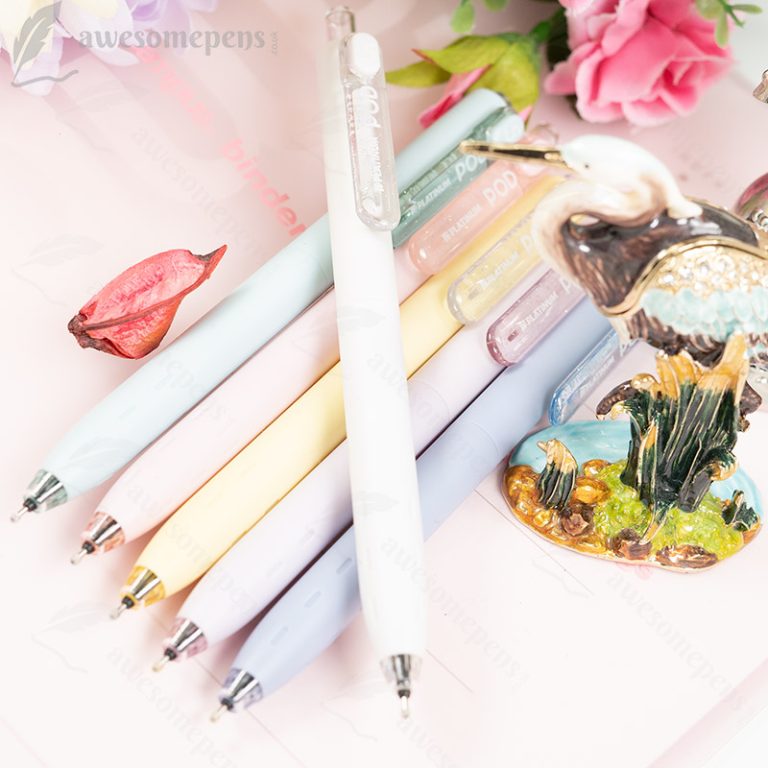 Platinum POD Press Needle Point Gel Ink Pen - 0.5mm - Awesome Pens