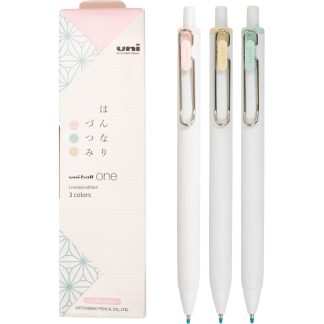Uni-ball One Retractable Gel Pen 0.38mm Or 0.5mm - Set Limited Edition ...