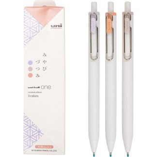 Uni-ball One Retractable Gel Pen 0.38mm Or 0.5mm - Set Limited Edition ...