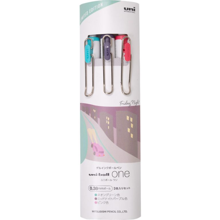 Uni-ball One Retractable Gel Pen 0.38mm Or 0.5mm - Set Limited Edition ...
