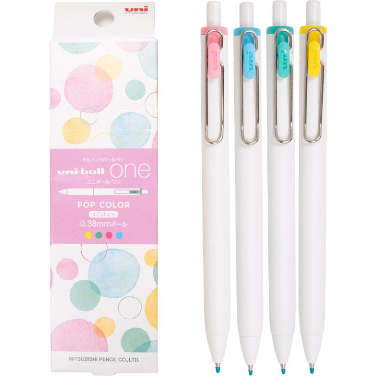 Uni-ball One Retractable Gel Pen 0.38mm Or 0.5mm - Set Limited Edition ...