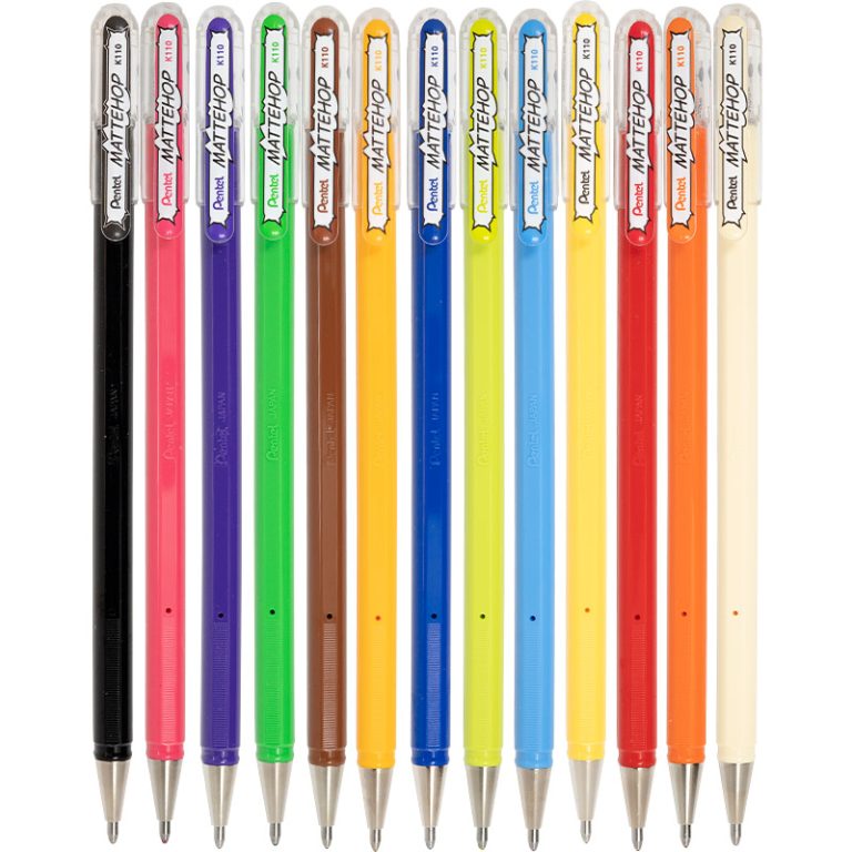 Pentel Mattehop Rollerball Gel Ink Pen - 1.0mm - Awesome Pens