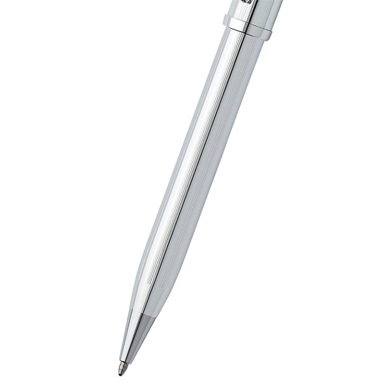 Cross Century II Lustrous Chrome Ballpoint Pen And Rollerball Pen ...